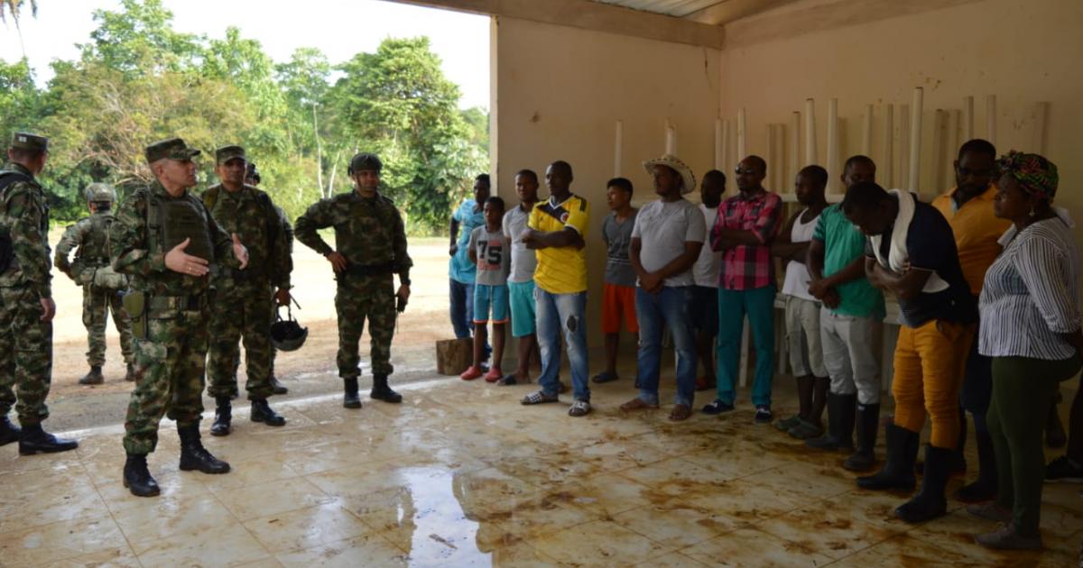 Ejército ya hace presencia en Alto Baudó, Chocó, por enfrentamientos ...